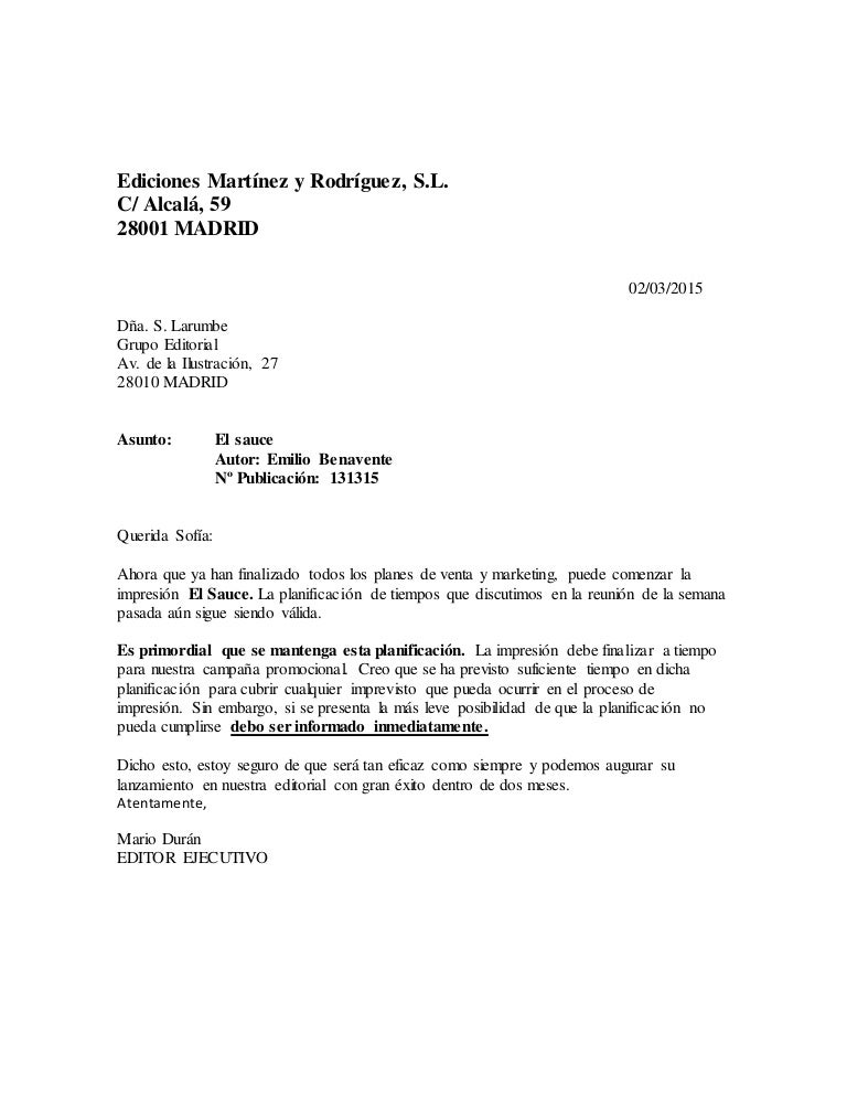 Ejemplo Carta Documento