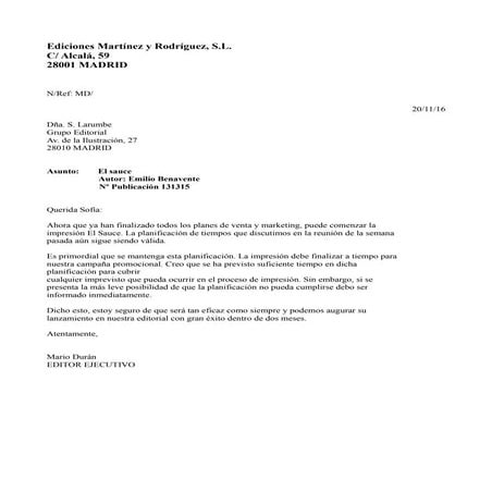 Carta. | DOCX