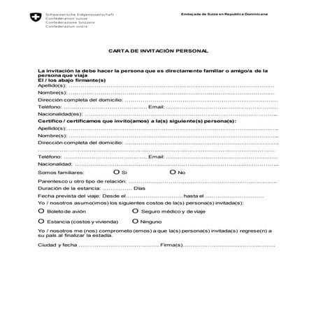 Carta de-invitacion-cuba es | DOCX
