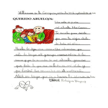 Carta a los abuelos | PDF