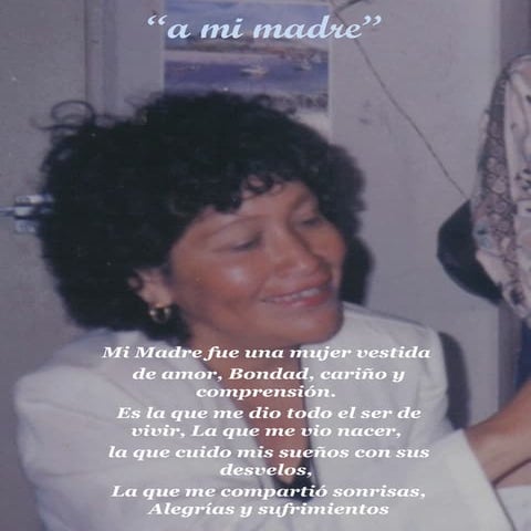 A mi madre | DOCX