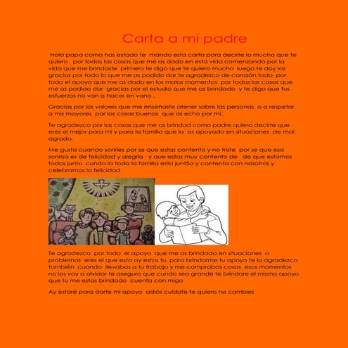 Carta a mi padre | PDF