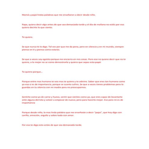 Carta a unos padres C: | PDF