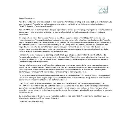 Reunió AMPA Casp MOPI | PPT