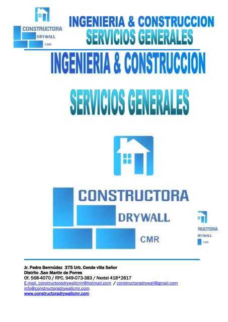 Constructora drywall cmr