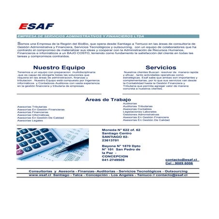 PRESENTACION ESAF | PDF