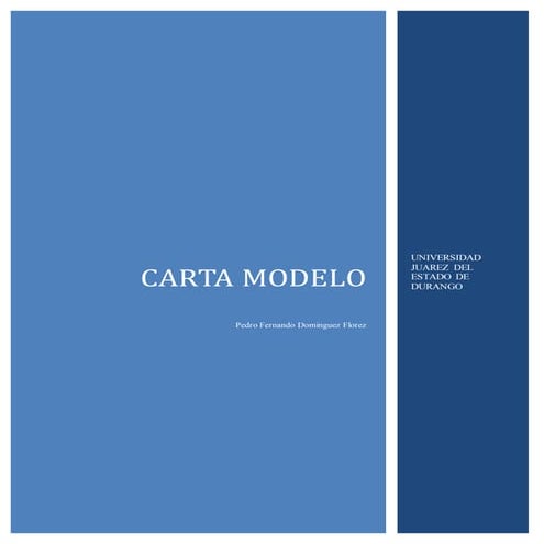 Carta modelo 1 | DOCX