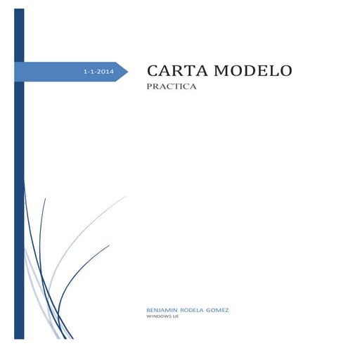 Carta modelo 1 | DOCX