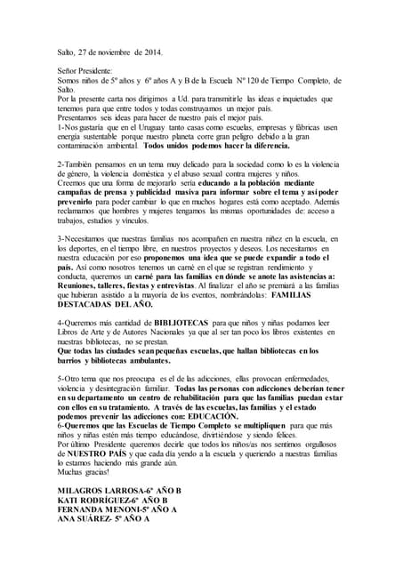 Carta 1°a | DOC