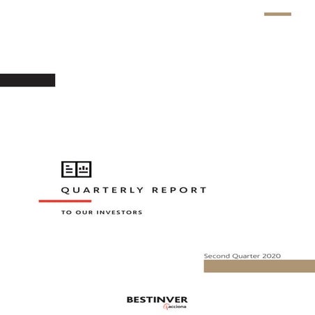 Quarterly report for our investors - Second quarter 2020 | PDF