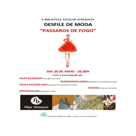 Cartaz desfile de moda -fashionweek | DOCX