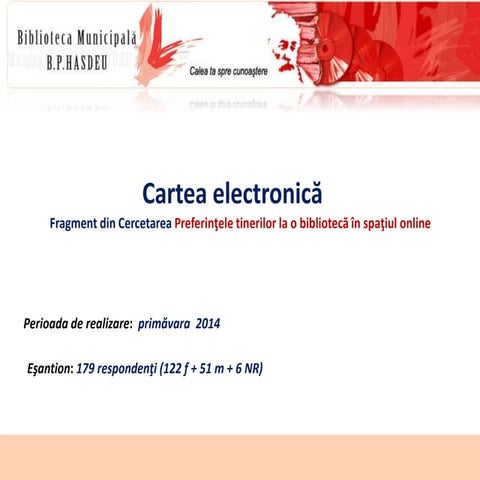 Cartea electronica | PPTX