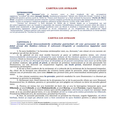 Cartea lui Avram | PDF