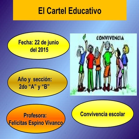 Cartel educativo | PPTX