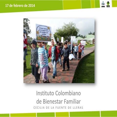 Sistema Nacional de Bienestar Familiar - SNBF | PPT