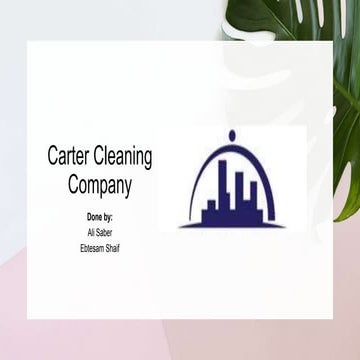 Carter Cleaning Company.pptx