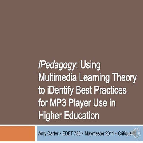 Instructional Message Design: Issues and Trends | PPTX