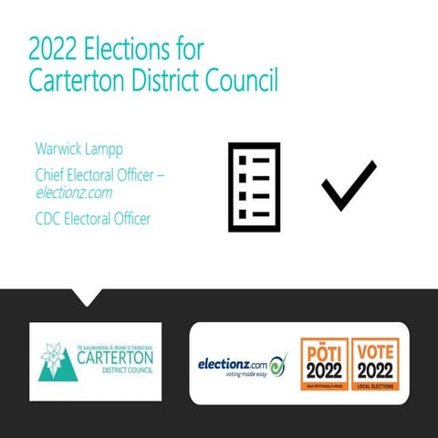 Carterton District Council Candidate Briefing Presentation 5 July 2022 ...