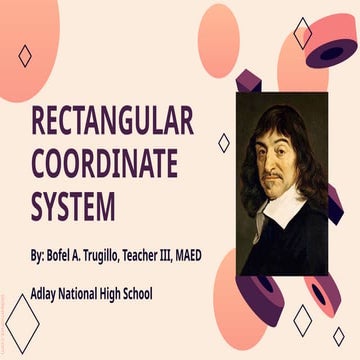 Cartesian Coordinate Plane Pptx Math 8 Pptx