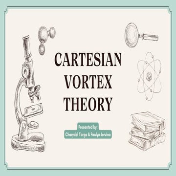 a presentation about cartesian vortex theory | PDF