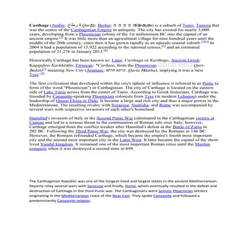Carthage fall | PDF