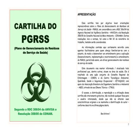 Manual de Gerenciamento de Resíduos de Serviços de Saúde - ANVISA | PDF