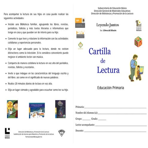 Cartilla de-lectura-primaria2 | PDF