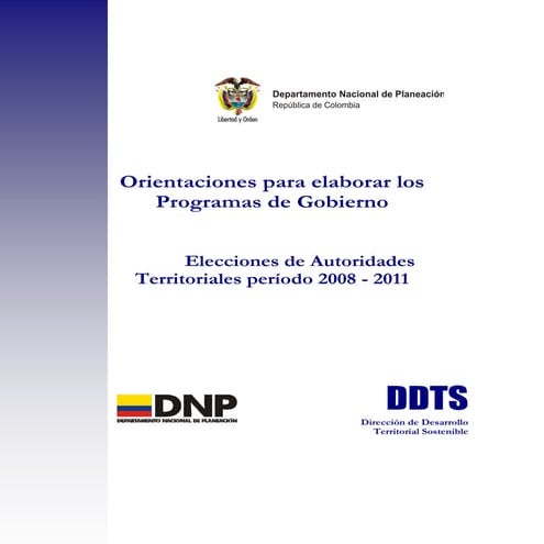 Estudio del programa gubernamental de desarrollo | PPTX