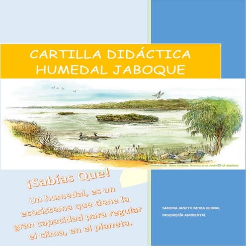 Cartilla didáctica: Humedal Jaboque (educación ambiental) | PDF