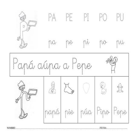 Cartilla lectura p | PDF