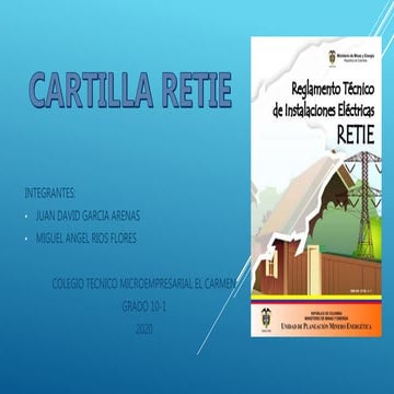 Cartilla RETIE | PPTX