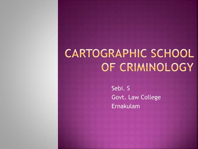 Criminology | PPTX