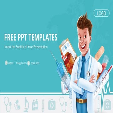 cartoon-style-medicine-ppt-template.pptx | Desktop Publishing ...