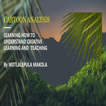 Cartoon Analysis for English class Grade 11 - 12 level | PPTX
