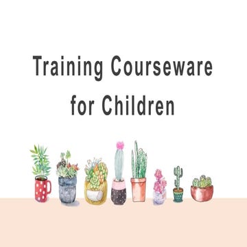 Cartoon Training Courseware for Children-WPS Office.pptx