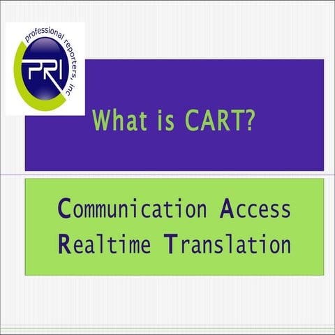 CART Presentation | PPT