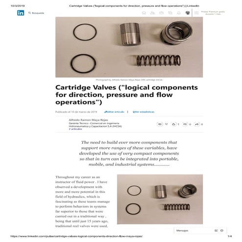 Cartridge valves | PDF