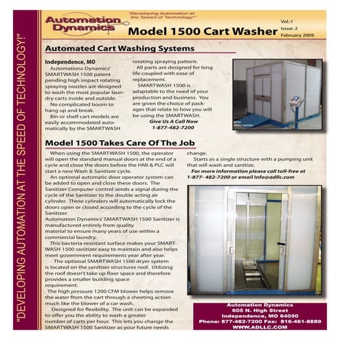 Cart Washer Package | PDF | Bath and Shower | Personal Care
