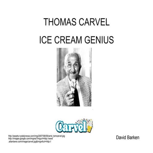 Carvel Presentation | PPT