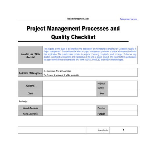 CAS 041124 Project Management Audit Checklist Supplement.doc