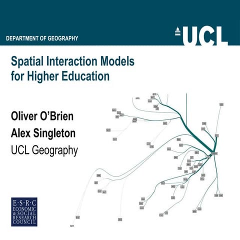 CASA Conference - Spatial Interaction Modelling, Geodemographics for ...