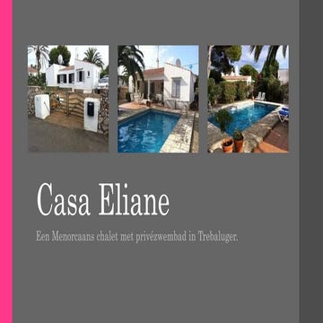 Casa Eliane Trebaluger Menorca | PPTX