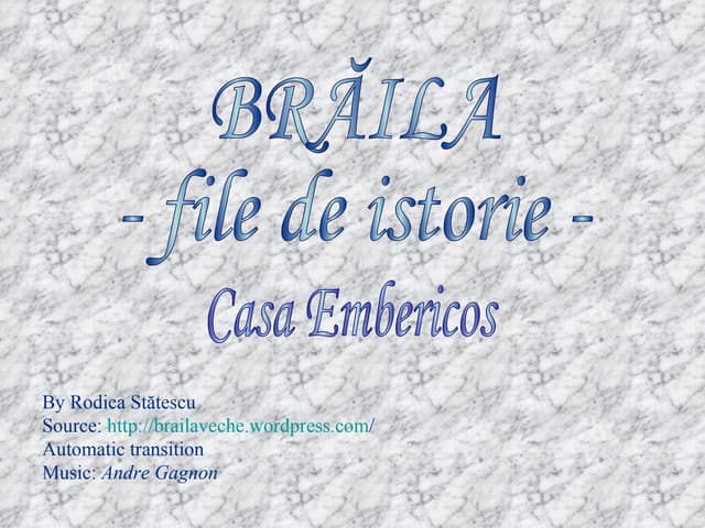 Vile,Palate Si Gradini Celebre | PPS