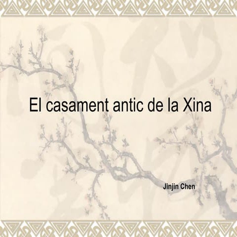 Casament de la Xina (Jinjin Chen) | PPT