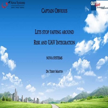 Lets Stop Faffing Around-Risk and UAV Integration | PPT