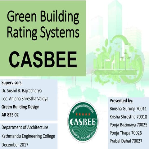 Casbee final presentation 2070 batch | PPTX