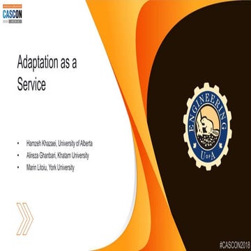 Adaptation as a Service | PPTX
