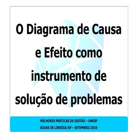 Diagrma de Causa e efeito | PDF