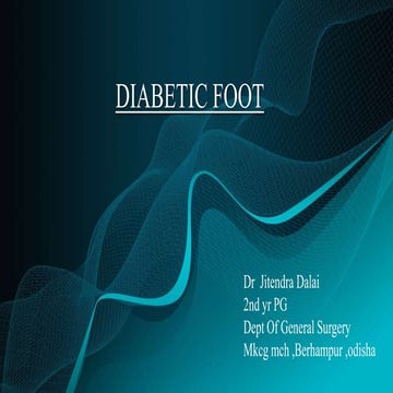 diabetic foot | PPTX