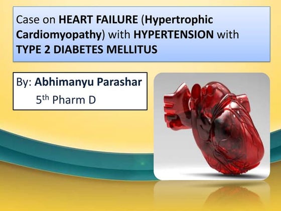 Ppt Clinical Case Study Acute Onset Heart Failure Powerpoint